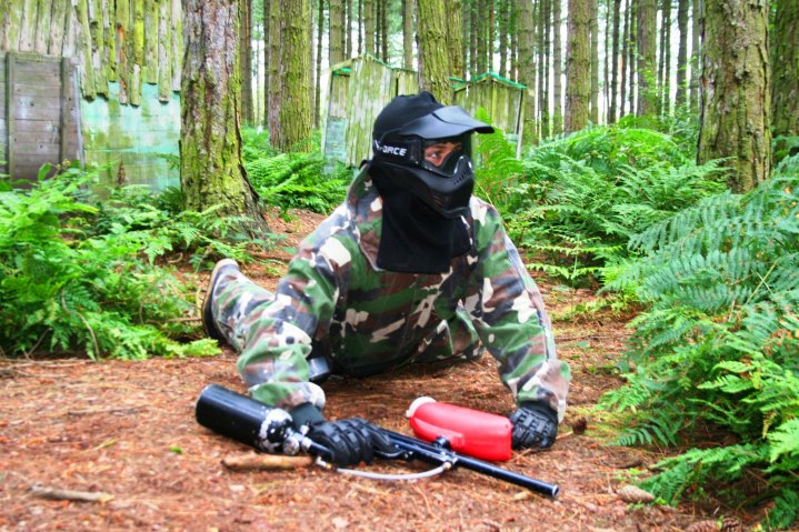 Junior Paintball Nottingham - in Sherwood Forest